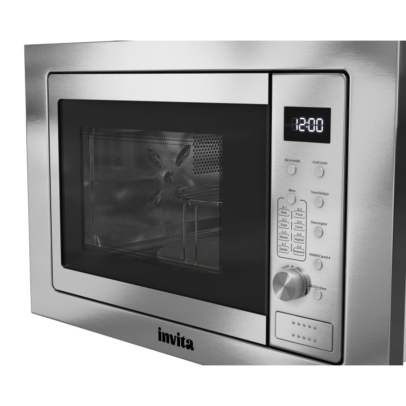 Micro-ondas de Embutir Inox 25L Invita 220V